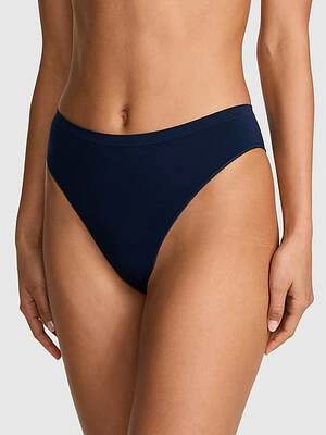Pink Seamless Brazilian Panty - Blue