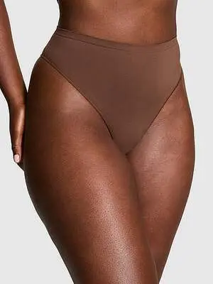 Pink Seamless Brazilian Panty - Brown