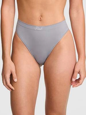 Pink Seamless Brazilian Panty Grey