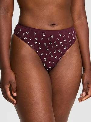 Pink Seamless Brazilian Panty - Print