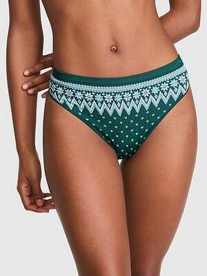 Pink Seamless Brazilian Panty - Print