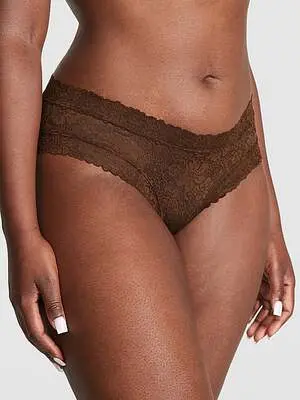 Pink Lace Cheeky Brown