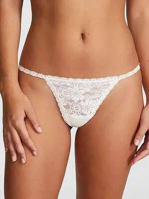 Pink Wink™ V-string Panty White,ivory
