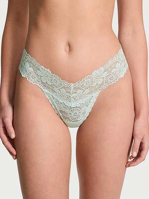 Pink Wink™ Lace Thong Panty - Blue