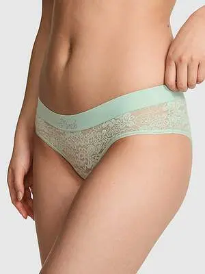Pink Lacie Logo Hiphugger Panty - Green