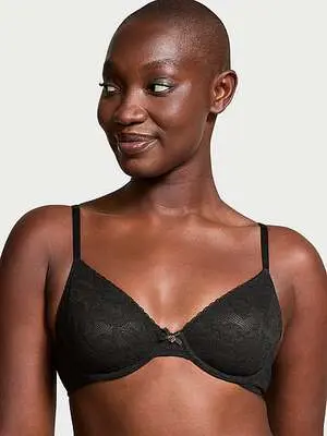 Victoria's Secret Body Victoria Invisible Lift Unlined Smooth Demi Bra - Black