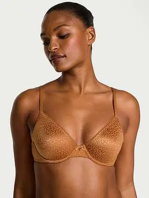 Victoria's Secret Body Victoria Invisible Lift Unlined Smooth Demi Bra - Brown