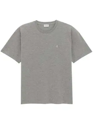 Saint Laurent Cassandre T-shirt Clothing - Grey