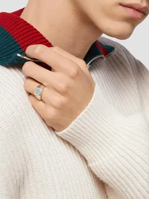 Gucci Sterling Trademark Thin Ring