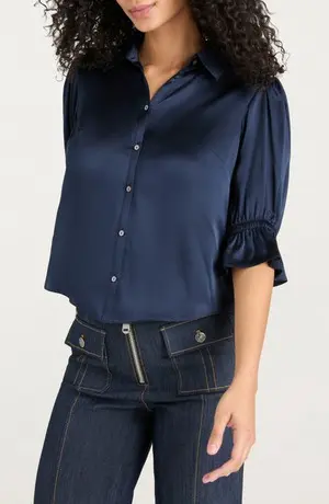 Navy Blouses