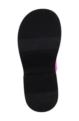 Dkny Logo Quilt Platform Slide Sandal