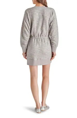 Steve Madden Briar Long Sleeve Recycled Polyester Blend Sweatshirt Mindiress