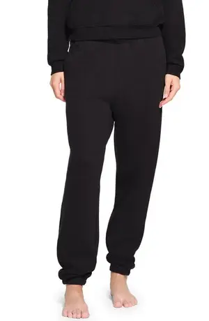 SKIMS Cotton Fleece Blend Classic Joggers - Onyx