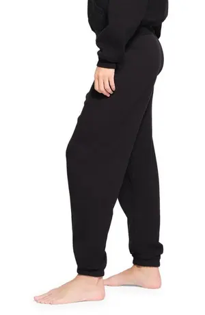 SKIMS Cotton Fleece Blend Classic Joggers - Onyx