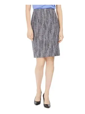 Anne Klein Womens Tween Textured Pencil Skirt - Multi