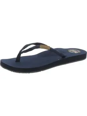 Reef Ginger Womens Open Toe Slip On Thong Sandals - Blue