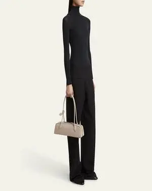 Alaïa Le Teckel Medium Shoulder Bag - Olive