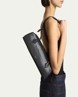 Alaïa Le Teckel Medium Shoulder Bag - Olive