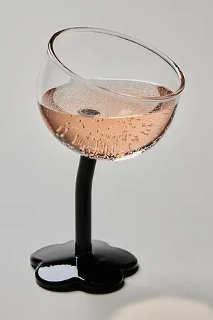 Free People Crooked Flower Wine Glass