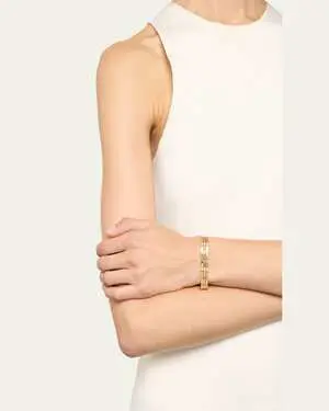 Ileana Makri 18k Yellow Stepping Stone Diamond Bracelet