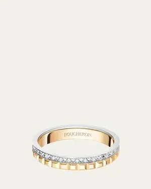 Boucheron Quatre Diamond Ring - Two Tone Gold