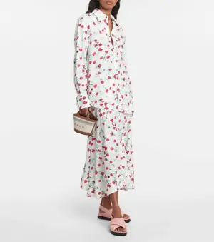 Marni Tropicalia Micro Canvas Tote Bag