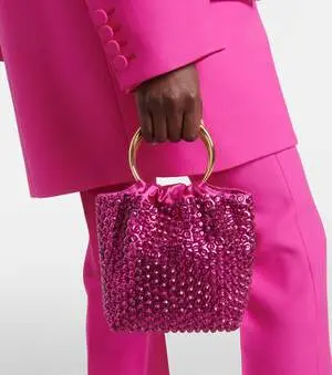 Valentino Garavani Carry Secrets Small Embellished Bucket Bag