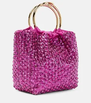 Valentino Garavani Carry Secrets Small Embellished Bucket Bag