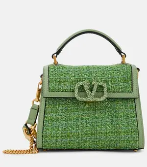 Valentino Garavani Vsling Mini Tweed Crossbody Bag