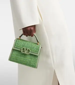 Valentino Garavani Vsling Mini Tweed Crossbody Bag