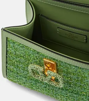 Valentino Garavani Vsling Mini Tweed Crossbody Bag