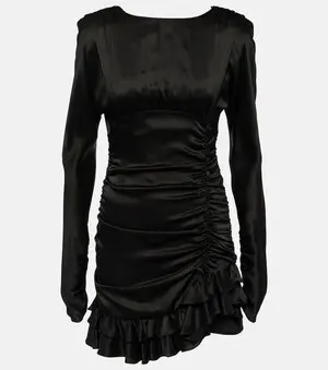 Alessandra Rich Silk Mini Dress