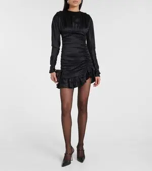 Alessandra Rich Silk Mini Dress