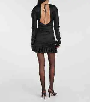 Alessandra Rich Silk Minidress