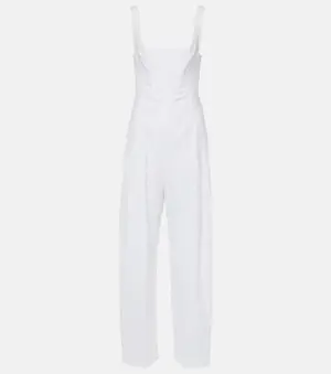 Stella McCartney Linen And Cotton Jumpsuit - White