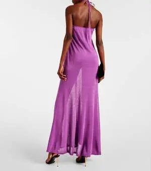 TOM FORD Halterneck Maxi Dress - Pink