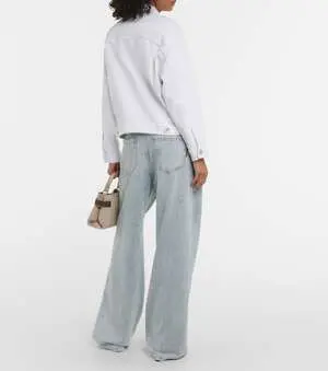 Brunello Cucinelli Cotton-blend Denim Jacket - White
