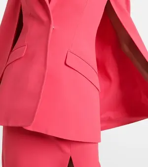 Safiyaa Hadley Caped Blazer - Pink