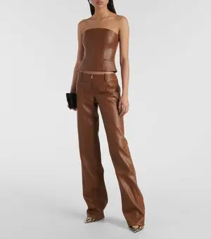 AYA MUSE Cida Low-rise Straight Pants