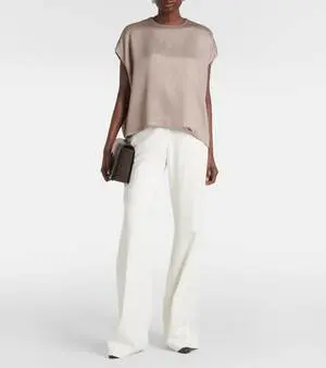 FFORME Ethel Metallic Top - Pink