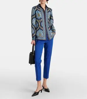 Etro High-rise Slim Pants