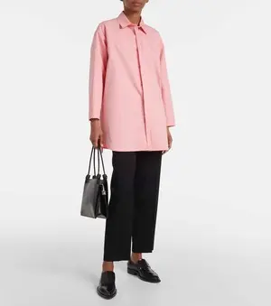 JIL SANDER Cotton Poplin Shirt - Pink