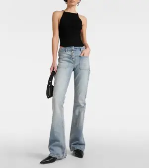 COURREGES Courrèges Low-rise Bootcut Jeans