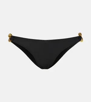 SAME Chain-detail Bikini Bottom - Black