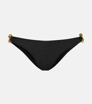 SAME Same Chain-detail Bikini Bottom Black
