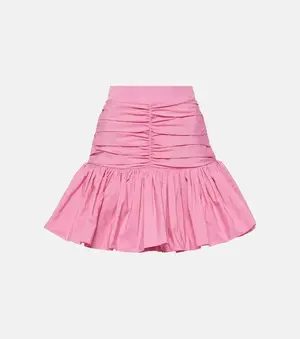High-Rise Ruffled Mini Skirt Outfits