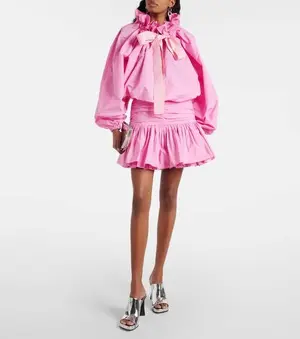 PATOU Ruffled High-rise Mini Skirt