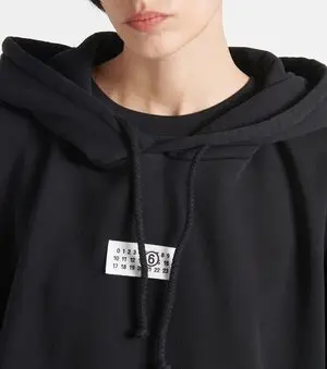 MAISON MARGIELA Logo Cotton Jersey Hoodie
