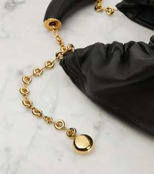 Loewe Squeeze Small Leather Shoulder Bag - Black