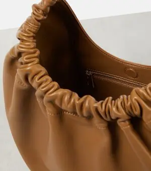 Loewe Squeeze Small Leather Shoulder Bag - Brown